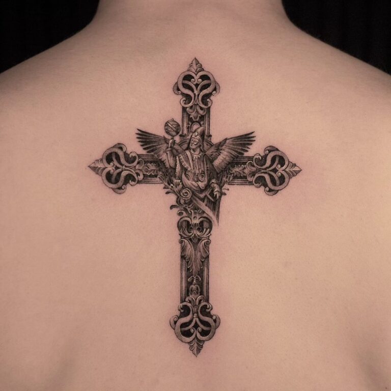22 Powerful Cross Tattoos For Women In Touch With Faith