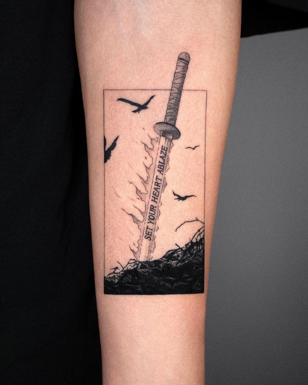 18 Incredible Katana Tattoos to Unleash Your Inner Samurai