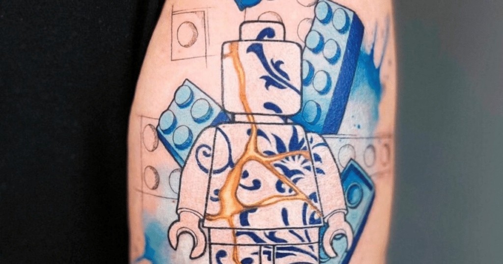 20 Must-see Lego Tattoo Ideas For Die-Hard Lego Fans