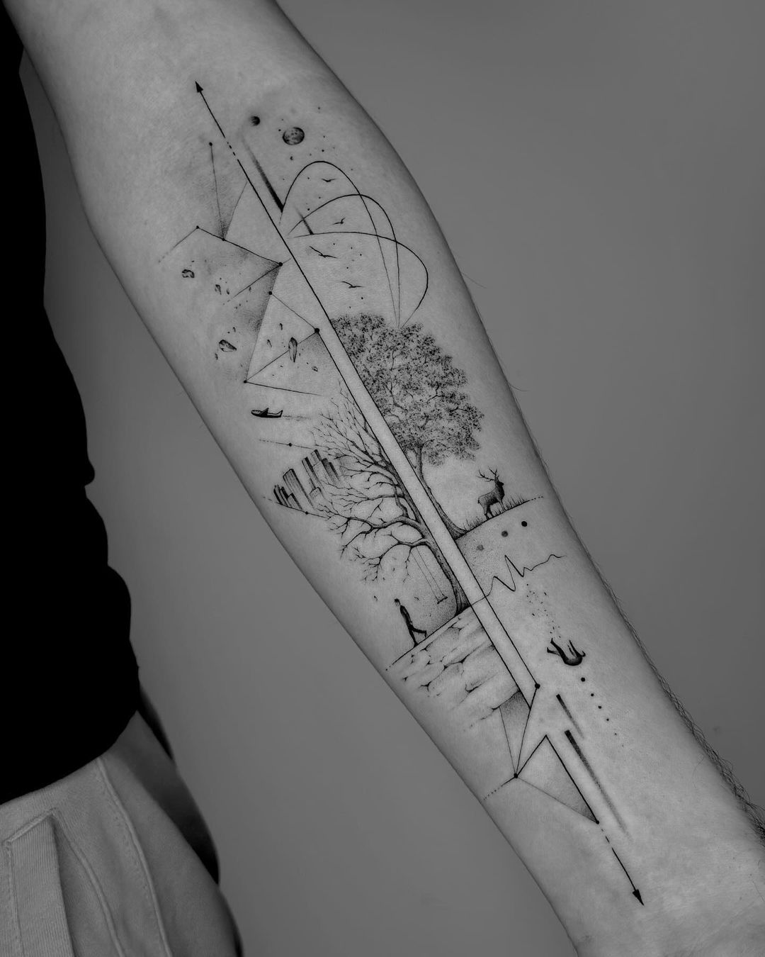 20 Captivating Geometric Tattoos That Are Right On Point